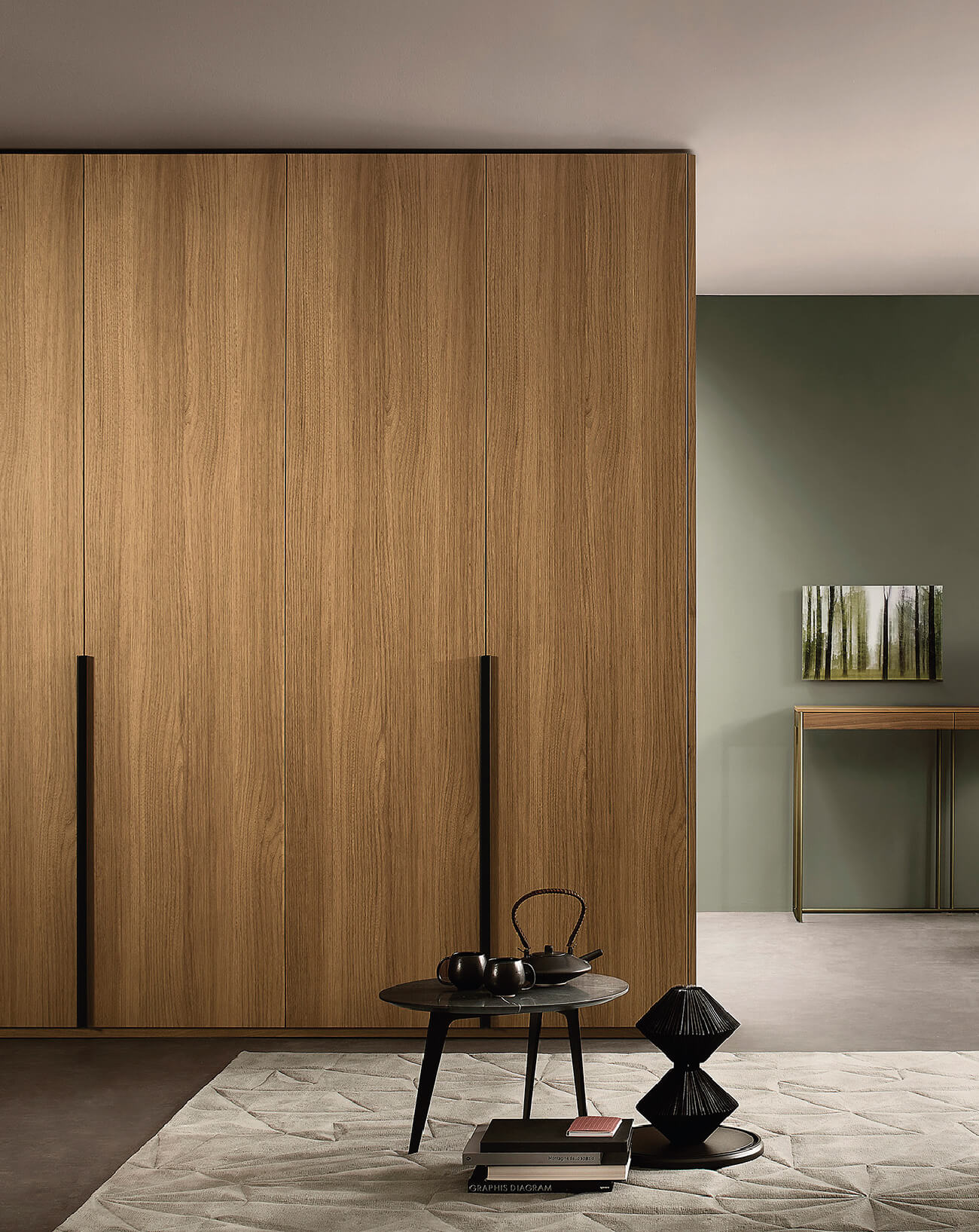 Armadio Flago di Lema: su misura con ante battenti e scorrevoli